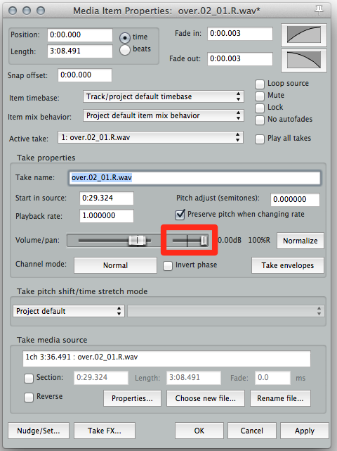 Working with split stereo audio in REAPER | The REAPER Blog