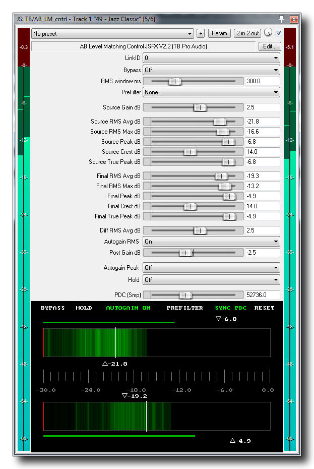 AB Level Matching JSFX | The REAPER Blog