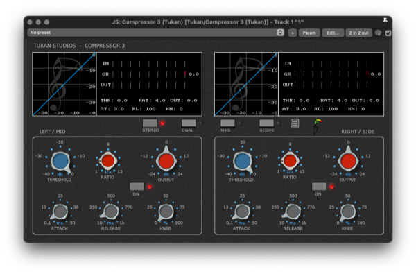 Tukan Studios Compressor 3 JSFX released | The REAPER Blog